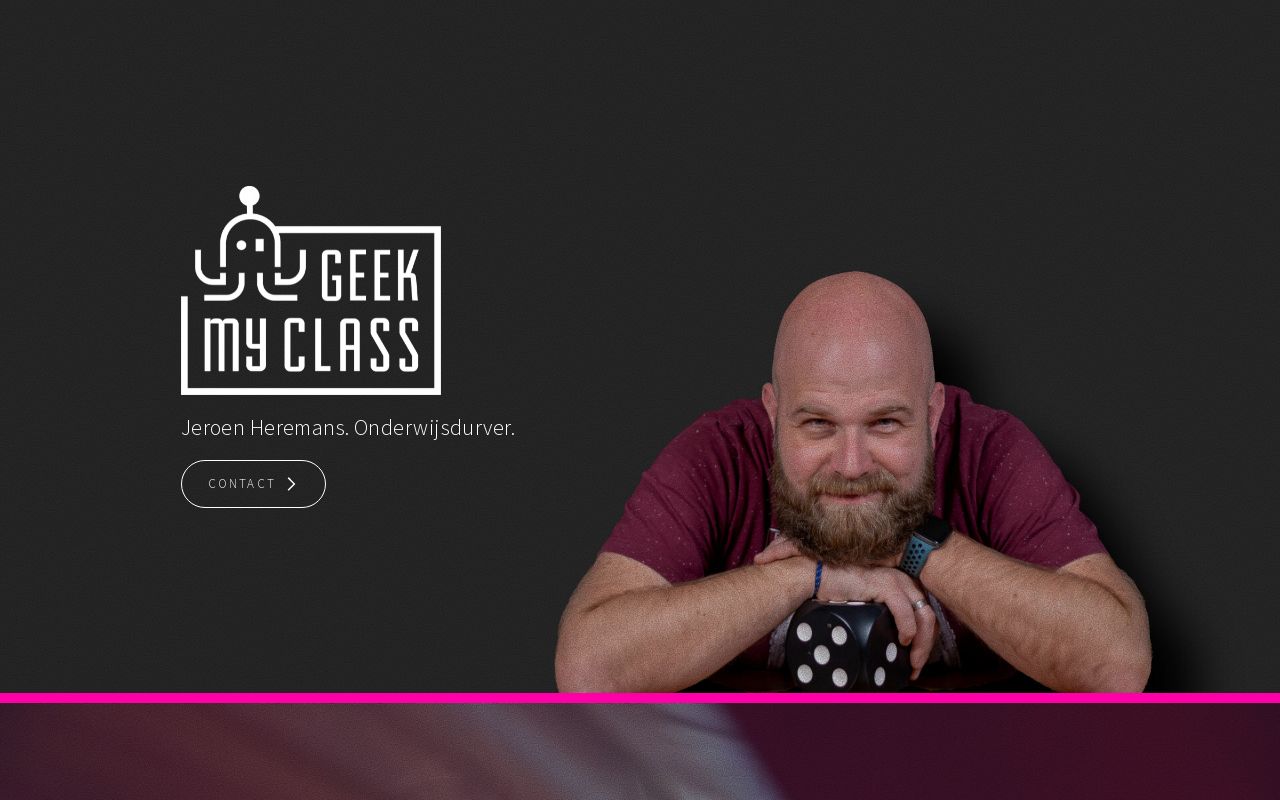 Geek My Class Homepage